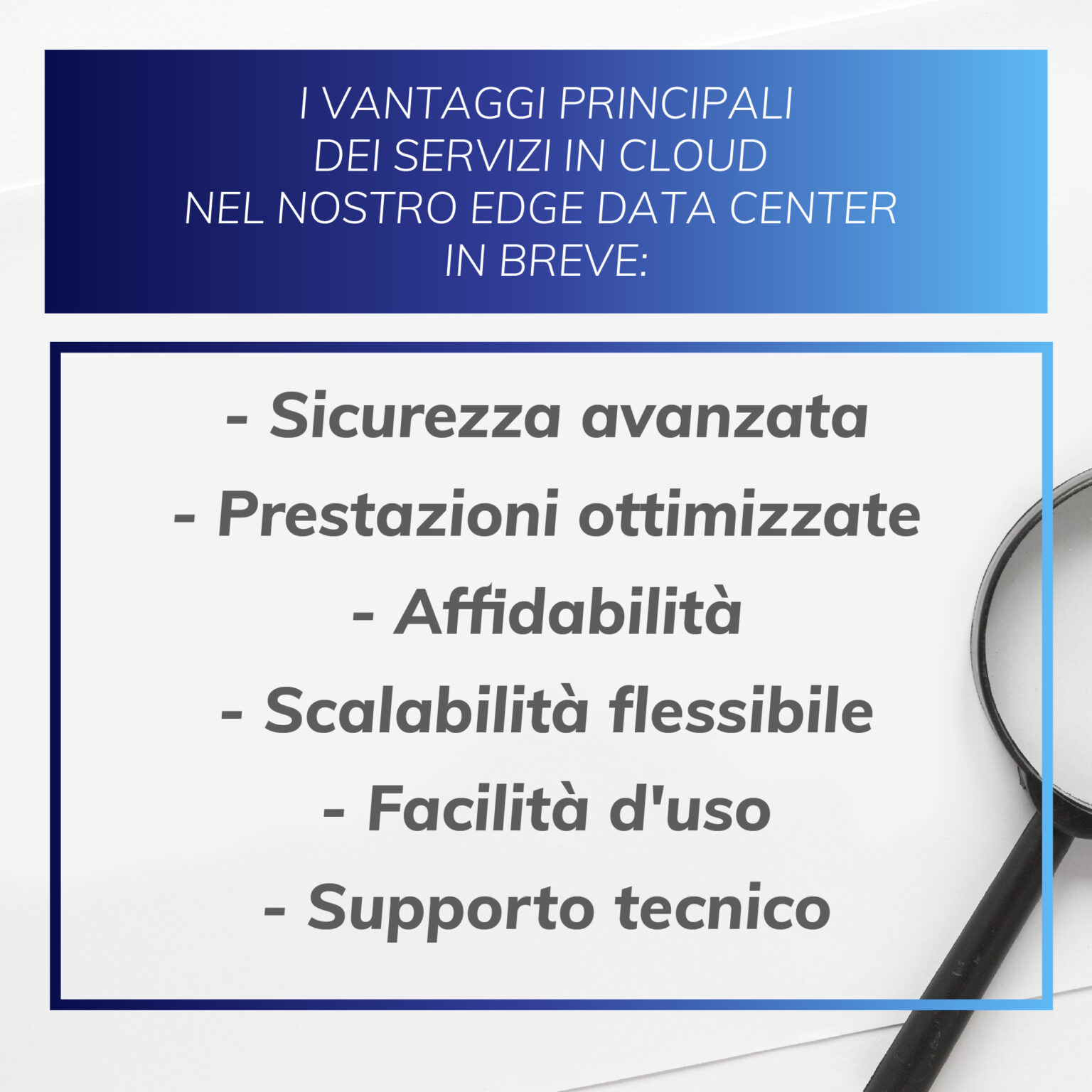 Servizi in Cloud nell’Edge Data Center: i vantaggi per la tua azienda. - Opiquad